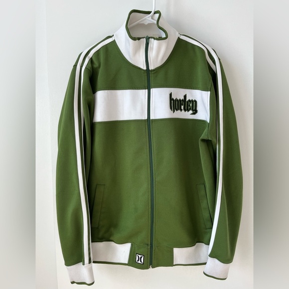 Hurley | Jackets & Coats | Y2k Hurley Full Zip Track Jacket Old English ...
